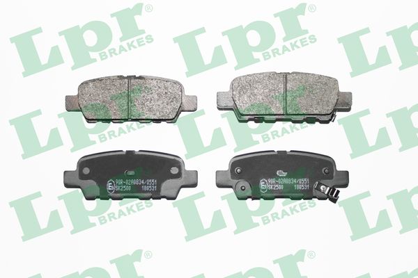 Brake Pad Set, disc brake LPR 05P1862 for Nissan, Suzuki AL100377862 ...
