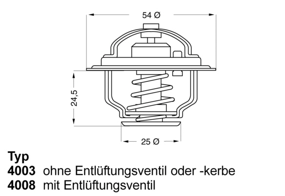 Thermostat, coolant WAHLER 4008.79D for Alfa Romeo, Fiat, Iveco ...